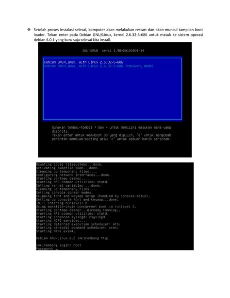 Tutorial Instalasi Debian Dengan Virtual Box DOCX