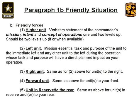 Learning Objectives Apply Army Operations Doctrine And Methodology