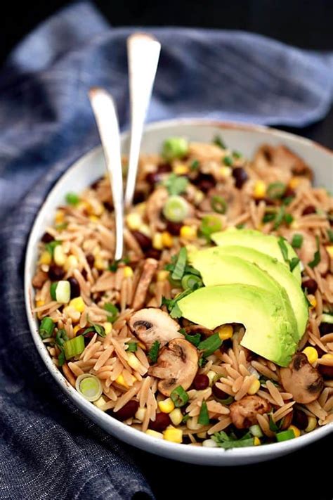 Orzo And Black Bean Salad Melanie Makes