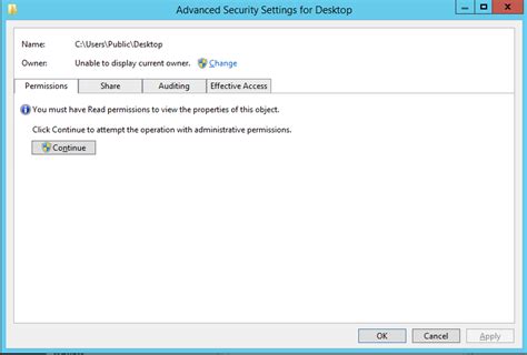 Security Getting Access Denied For Folder As Administrator Server Fault