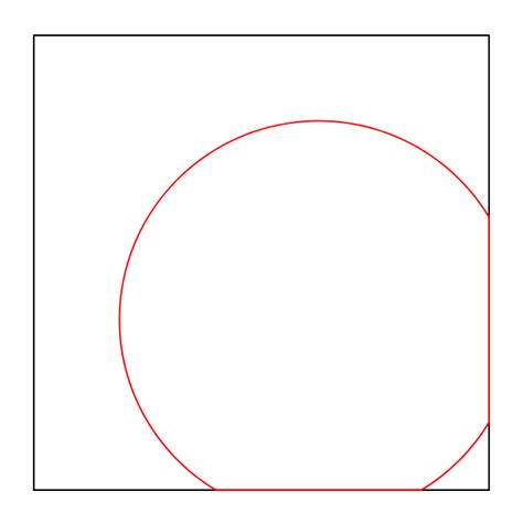 Draw A Circle With Tikz Cut By A Square TeX LaTeX Stack Exchange