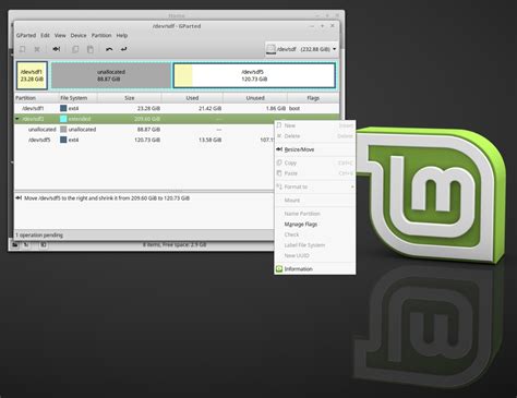 Partitioning Resize Boot Partition Next To An Extended Partition Ask Ubuntu