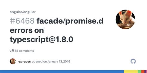 Facade Promise D Ts Errors On Typescript Issue Angular Angular GitHub