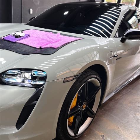 포르쉐 타이칸 자동차 앞유리 돌빵 스톤칩 복원 수리 🇩🇪 유리발수코팅 디테일링 세차 분당 판교 용인 네이버 블로그