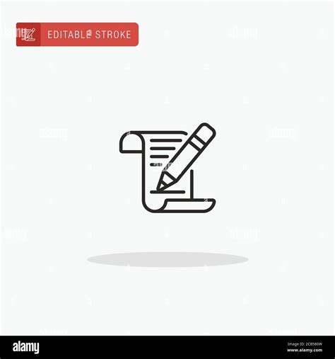 Script Icon Vector Script Icon For Presentation Stock Vector Image