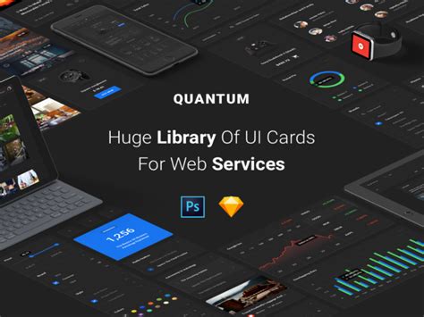 Quantum Ui Kit Updated Black And White Prototypr Prototyping