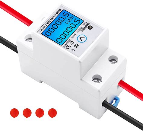 Lcd Digitale Stromzähler Wechselstromzähler Hutschiene 580 A 220v