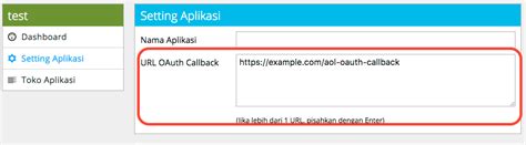 Redirect URI Accurate Online