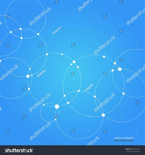 Structure Molecule Communication Science Design Stock Vector Royalty
