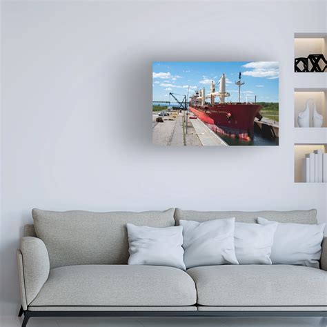 Latitude Run® Robert Michaud Eisenhower Lock Massena Ny Canvas Art