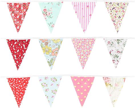 Banderines Triangulares De 40 Pies 42 Unidades Banderas De Tela