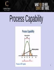 Process Capability Introduction Pptx Process Capability Agenda Process Capability