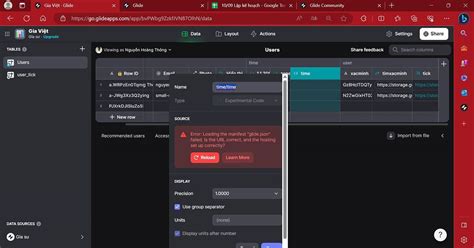 experimental error report a bug glide community