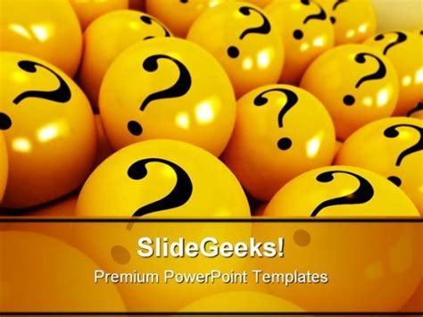 Yellow Balls Symbol Powerpoint Templates And Powerpoint Backgrounds 0711
