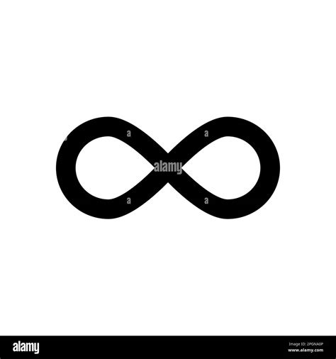 Monochrome Vector Graphic Of An Infinity Sign This Could Be Used In The Teaching Of Maths At