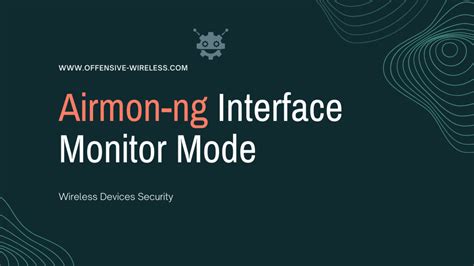 Airmon Ng Master Interface Monitor Mode