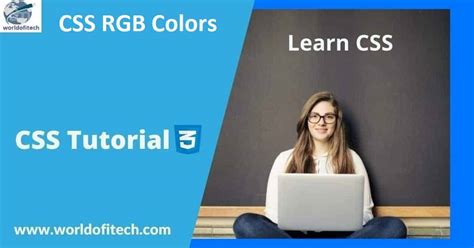 CSS RGB Colors Worldofitech
