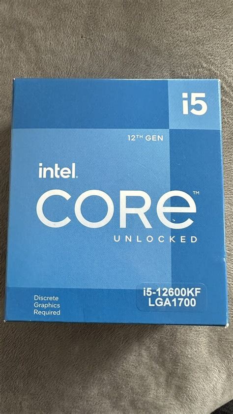 Used Intel Core I5 12600KF Unlocked Desktop Processor 10 Core 6P 4E BX8071512600KF UBB Threads