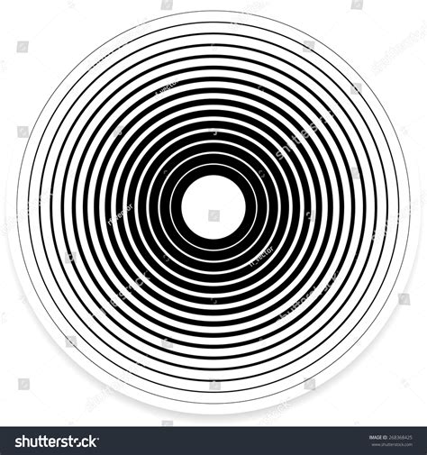 Concentric Circle Elements Backgrounds Abstract Circle Stock Vector Royalty Free 268368425