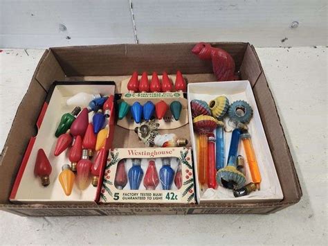 VINTAGE BULBS BUBBLE LIGHTS TREE TOPPER Isabell Auction