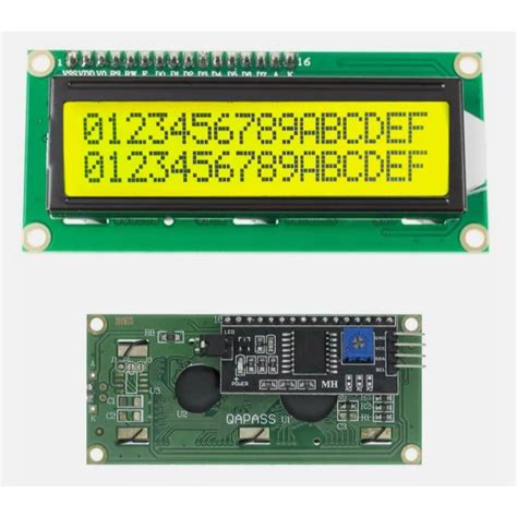 Jual Lcd 1602 16x2 Character Green Backlight With I2c Serial Interface Module Shopee Indonesia