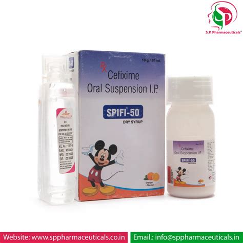 Cefixime Oral Suspension Ip 50 Mg 5 Ml Packaging Size 30 Ml At Rs 48 7 Bottle In Barwala