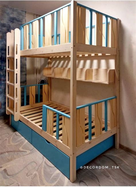 Двухъярусная кровать 2 ярусная кровать детская кровать длч 2 х детей из натурального дерева Томск