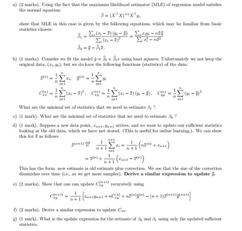 Solved Consider The Simple Linear Regression Model Yi Bo