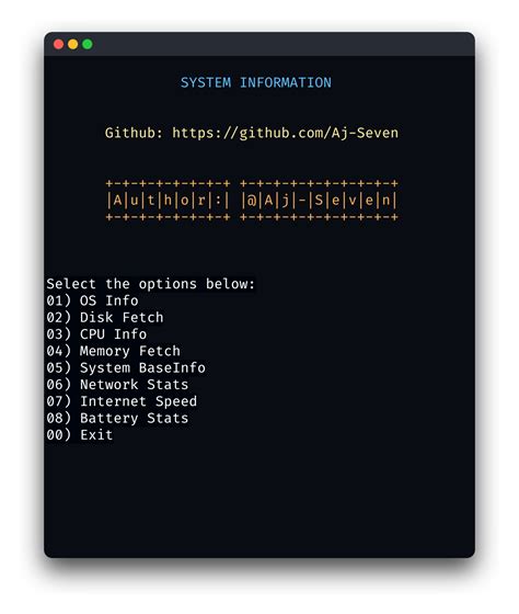 Github Aj Sevenandroid Sysinfo This Script Fetches The Android System Information That