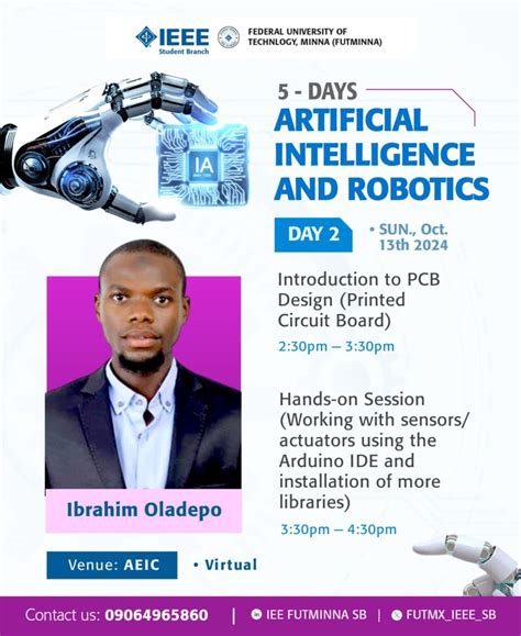 Ieee Ieeefutminnasb Ai Robotics Pcbdesign Arduino