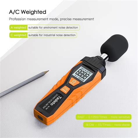 Sound Level Meter Tadeto Digital Sound Level Portable Decibel Meter 30dB To 130dB With LCD