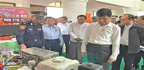 ငလျင်ဘေးအန္တရာယ်ဆိုင်ရာဇာတ်တိုက်လေ့ကျင့်မီးဘေးကာကွယ်ရေးလက်တွေ့ငြှိမ်းသတ်သရုပ်ပြသ Myawady Webportal