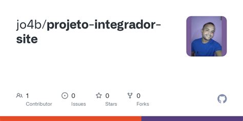 Github Jo4bprojeto Integrador Site