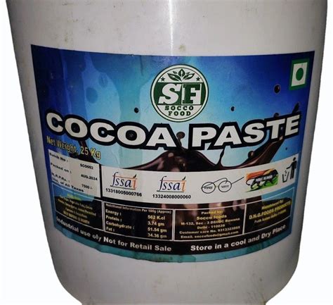 25 Kg Cocoa Paste Dark Chocolate At ₹ 7500kg In Kolkata Id