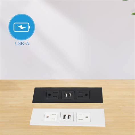 Furniture Accessory Usb Socket Power Strip Tower Round Universal Power Strip Table Lamp Recessed