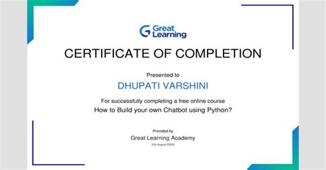 Varshini Dhupati On Linkedin How To Build Your Own Chatbot Using