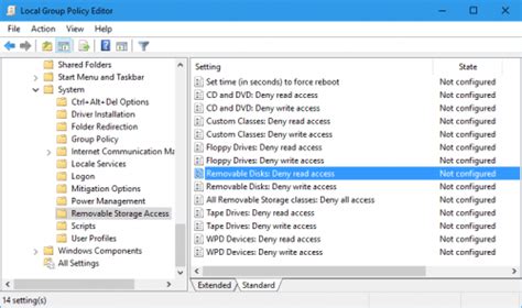 How To Disable Removable USB Storage Read Write And Execute Access On Windows 10