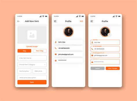 Food App UI Techiebears Pvt Ltd
