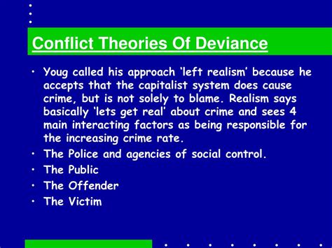 Ppt Conflict Theories Of Deviance Powerpoint Presentation Free