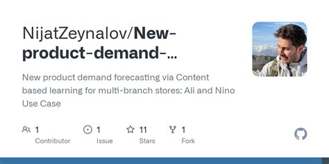 Github Nijatzeynalovnew Product Demand Forecasting Via Content Based Learning For Multi