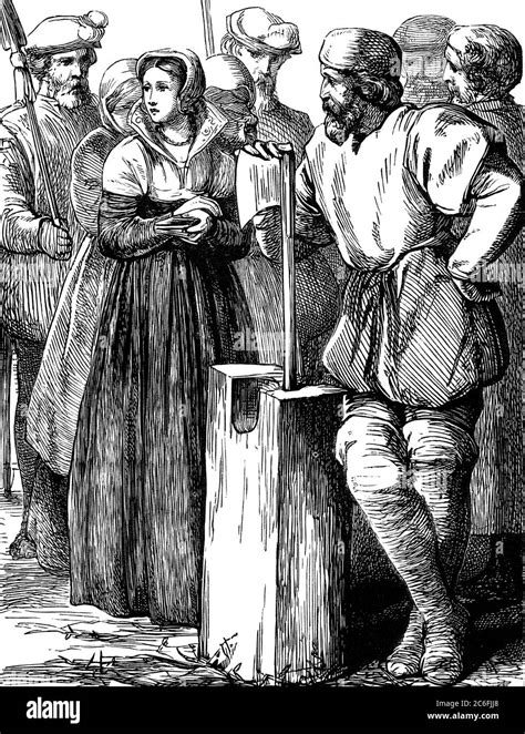 Execution Axe Block Hi Res Stock Photography And Images Alamy