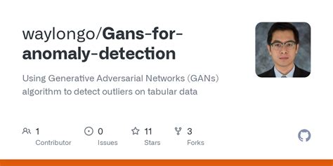 github waylongo gans for anomaly detection using generative adversarial networks gans