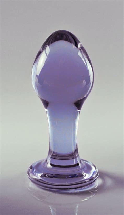 Discounted Small Violet Purple Glass Rosebud Butt Plug Sex Toy Etsy