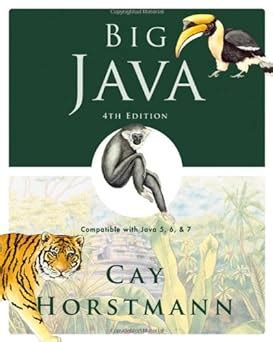 Big Java Compatible With Java 5 6 And 7 Horstmann Cay S