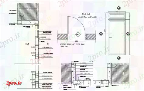 دانلود نقشه برش راه پله ، اسانسور ، بالابر ، دستگاه پله کد32061