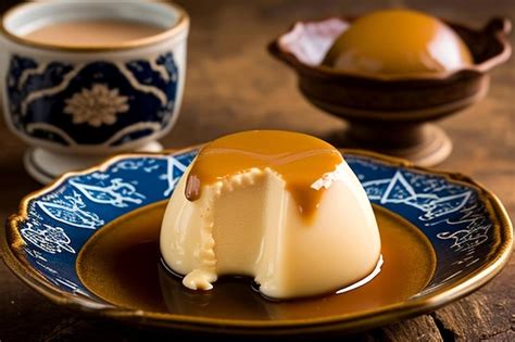 Premium Photo Flan Pudding