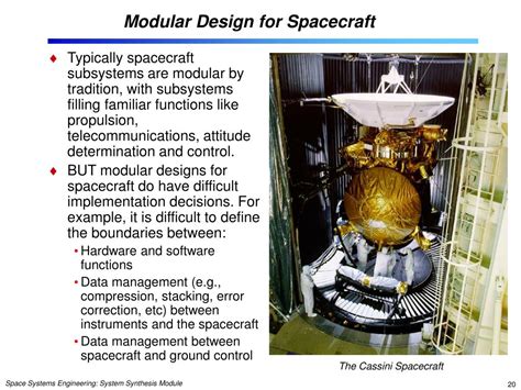 PPT System Synthesis Module Space Systems Engineering Version PowerPoint Presentation