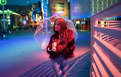 Wallpaper Girl The Evening Umbrella Pornstar Little Caprice Whim For Mobile And Desktop