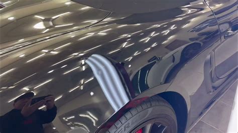 포르쉐박스터gts 뒷도어 문콕덴트 완벽한가요 수입차덴트 잘하는곳 덴트명장 Youtube