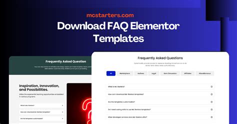 Download Elementor Popup Templates Mc Starters